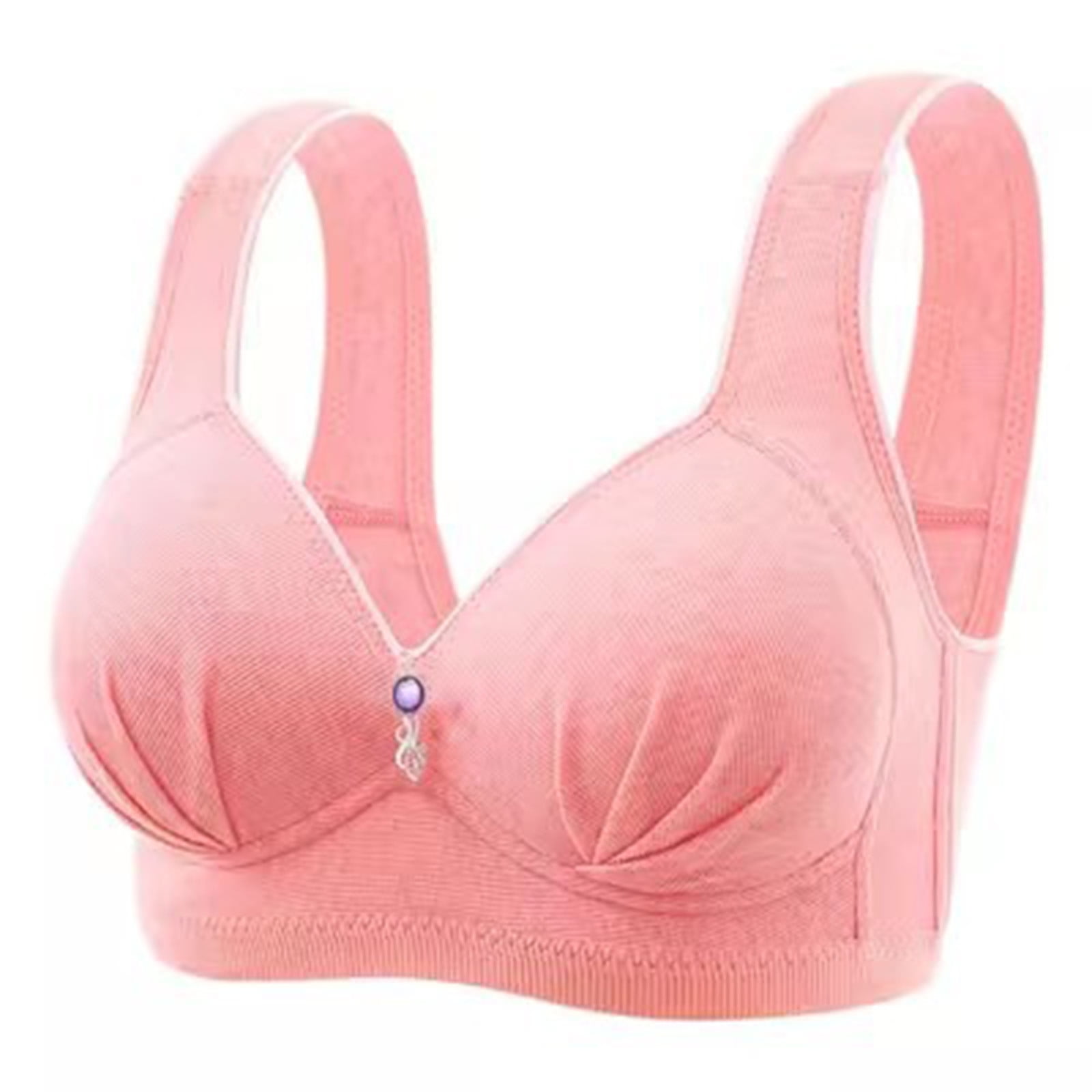 Munlar Womens Bra Stretchy Seamless Comfortable Wire-Free Everyday Bra ...