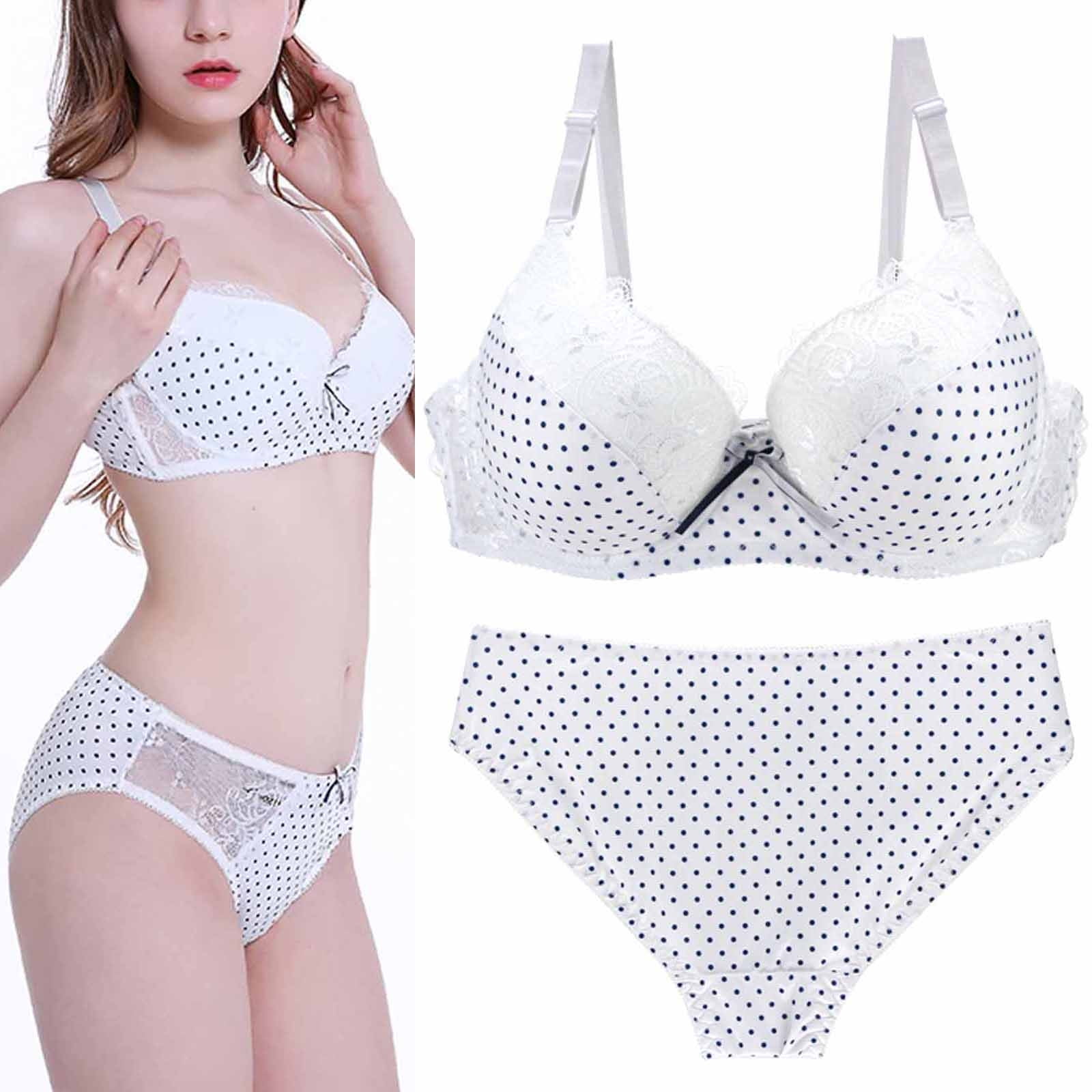 Munlar Womens Sexy Lingerie Naughty For Sex Plus Size White Bra And Panty Set For Women