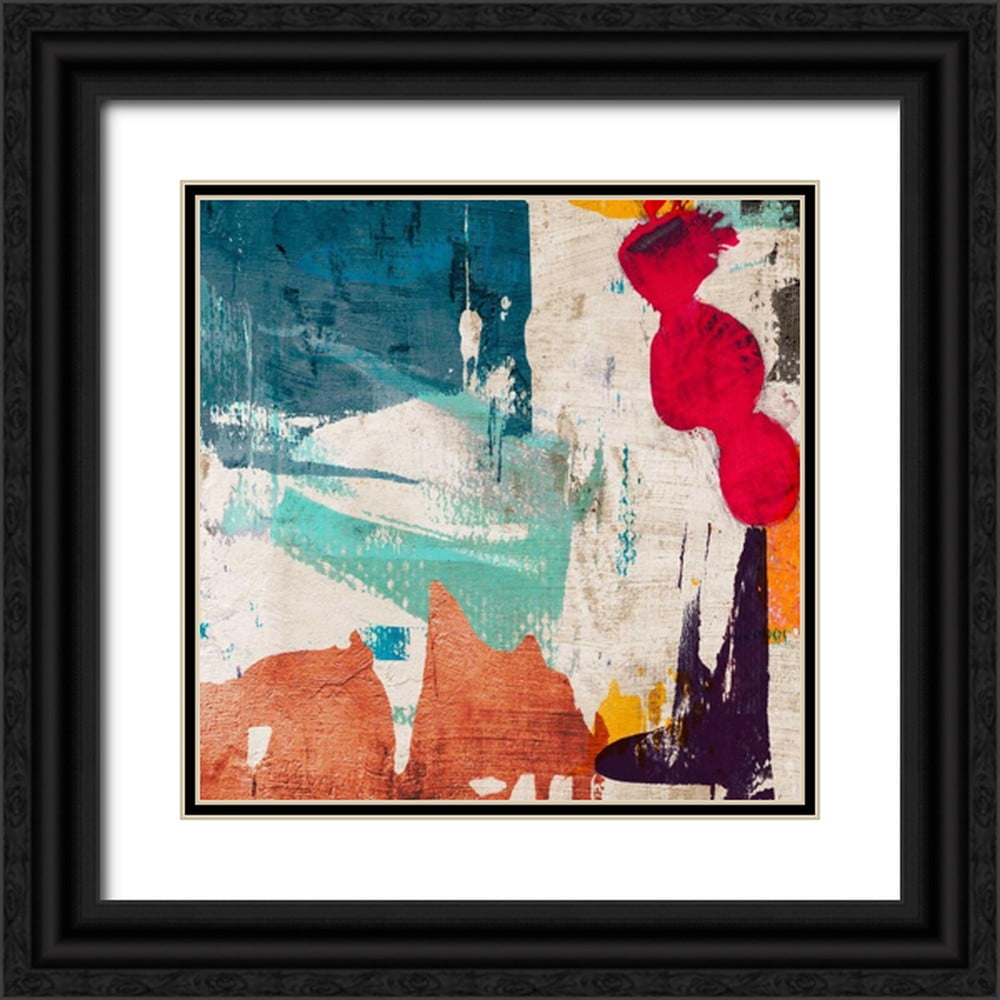 Munson, Anne 26x26 Black Ornate Wood Framed with Double Matting Museum ...