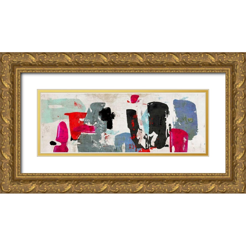 Munson, Anne 32x14 Gold Ornate Wood Framed with Double Matting Museum ...