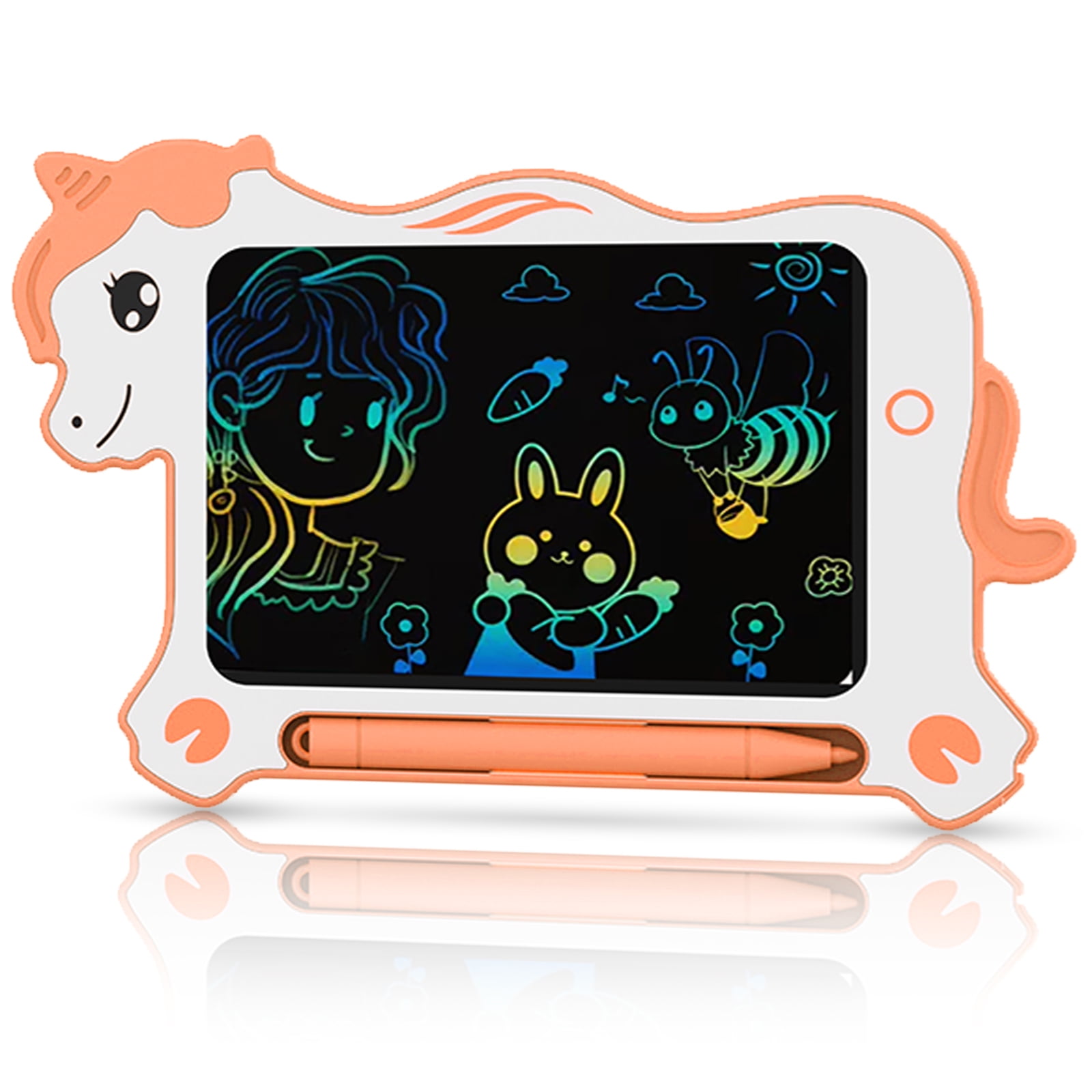 Dkeof LCD Writing Tablet for Kids,7.5 inch Colorful Doodle Board with ...
