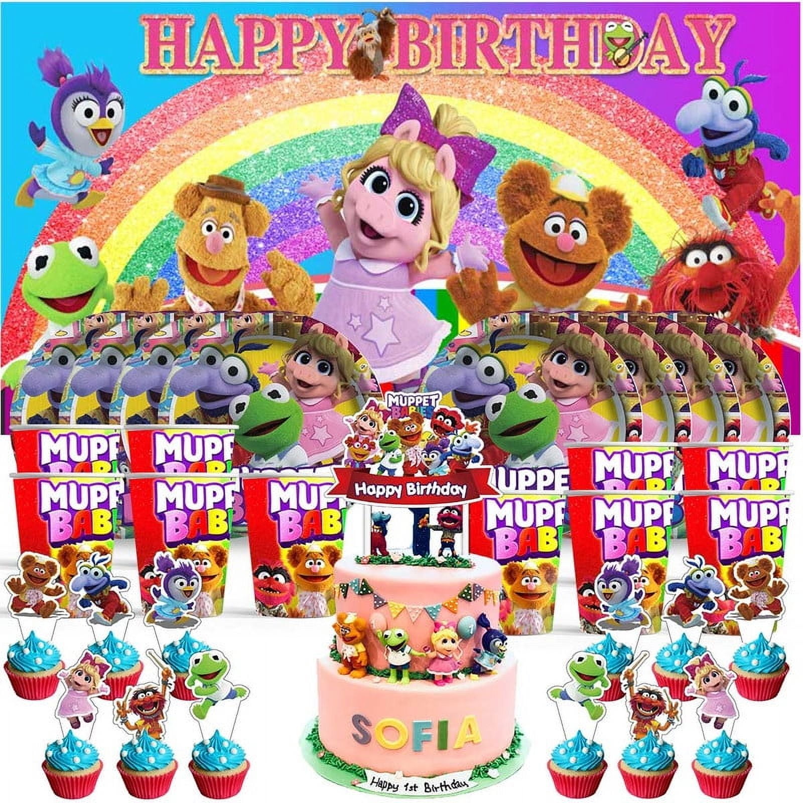 Muppet Babies Birthday Cups Party Supplies Decor Backdrop Paper Plates ...