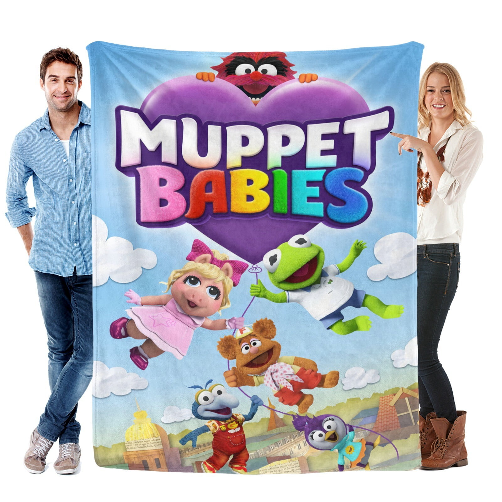 Muppet Babies Blanket Soft Bed Sofa Couch Throw Cozy Lightweight ...