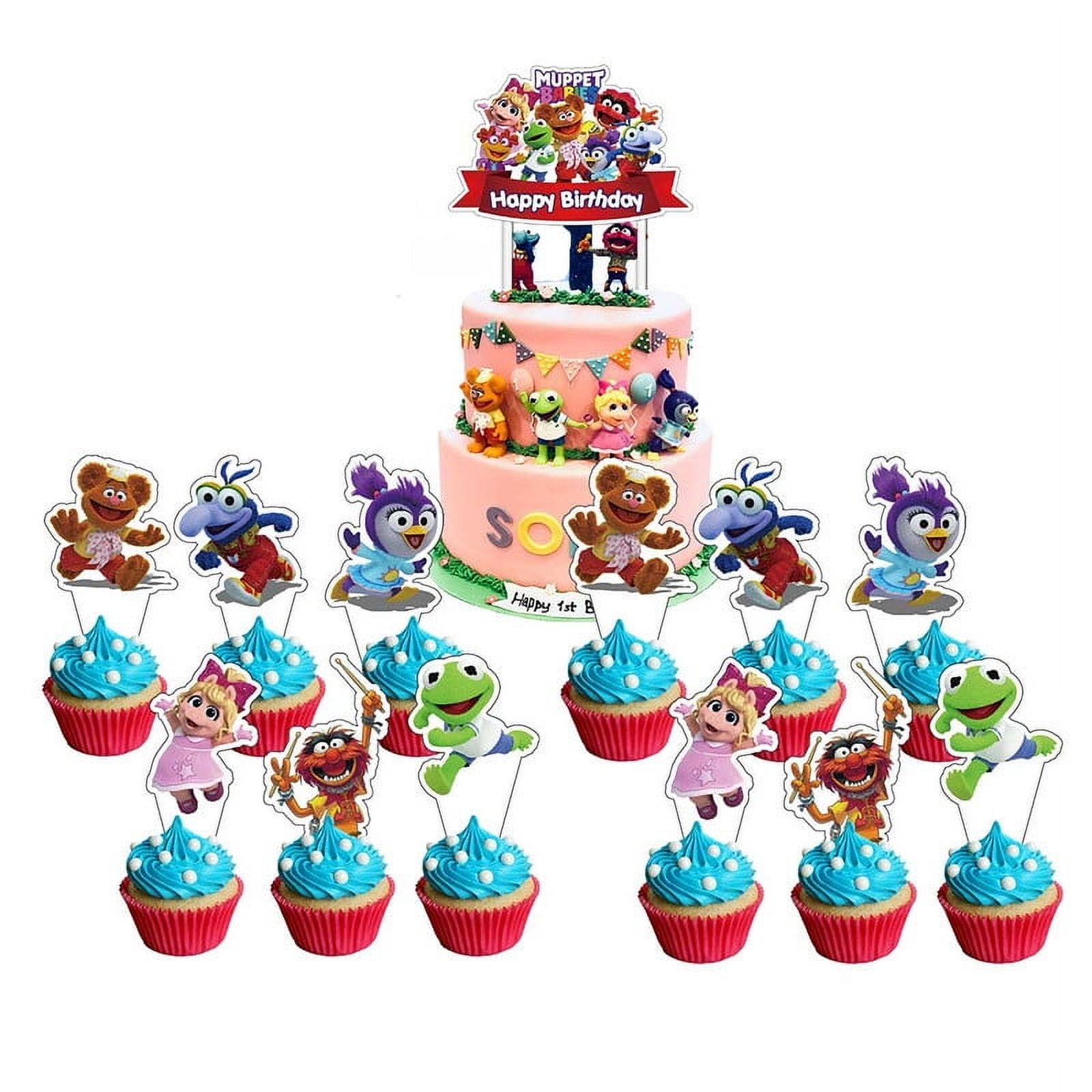 Muppet Babies Cake Topper CupcakeS Set Birthday Party Supplies ...