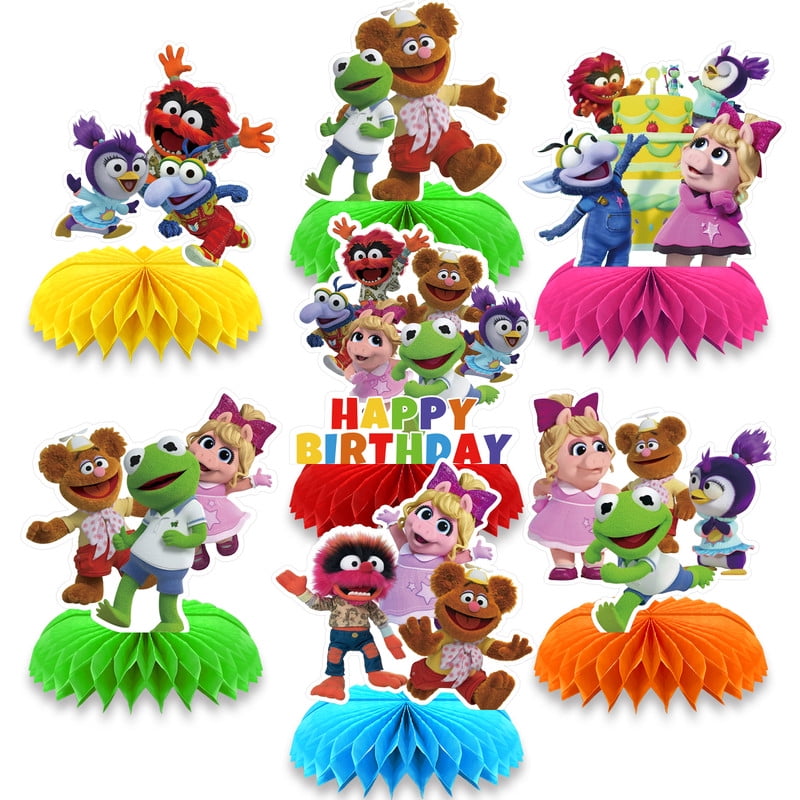 Muppet Babies Centerpieces Honeycomb Table Toppers Decorations for ...