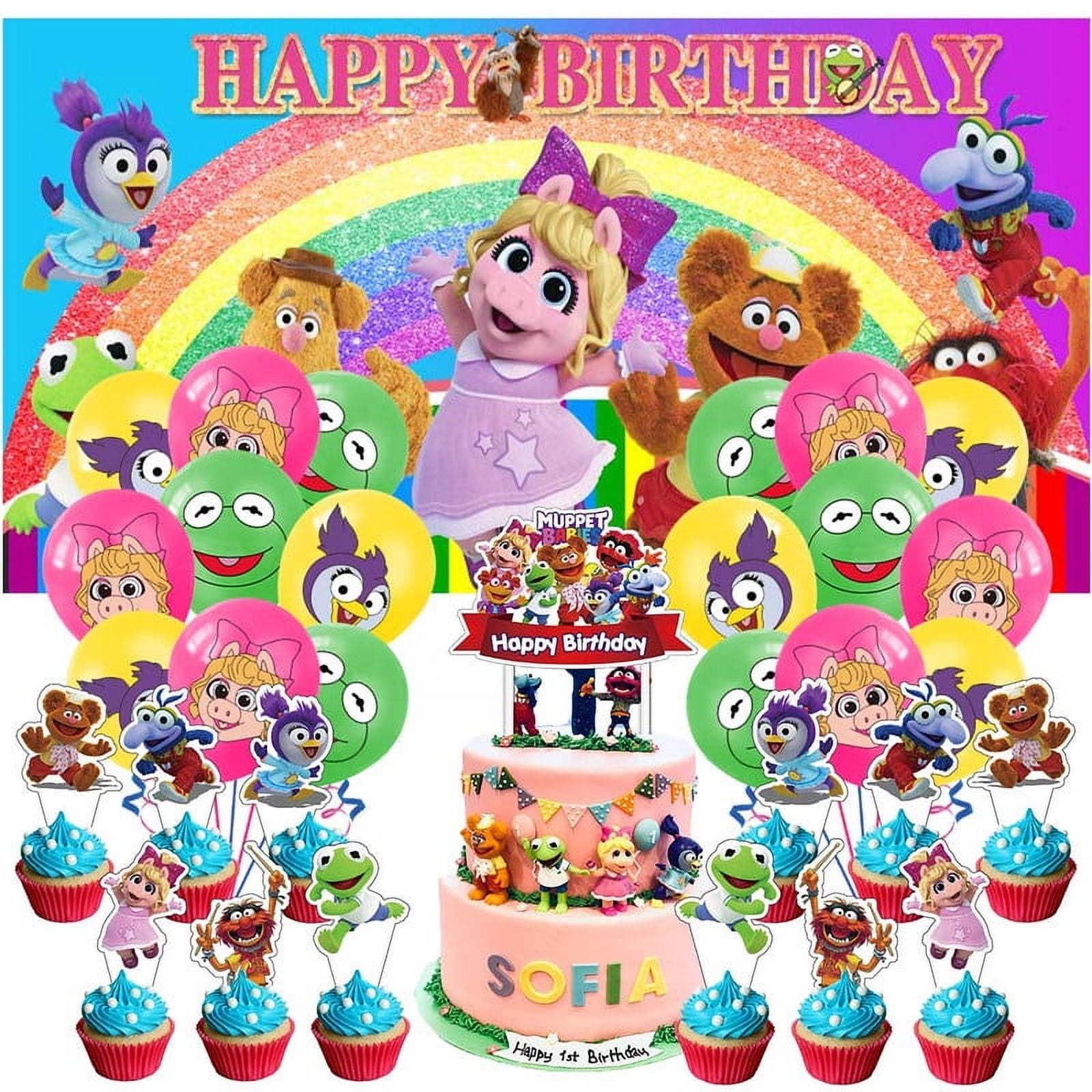 Muppet Babies Latex Balloons Set Party Supplies Banner Backdrop ...