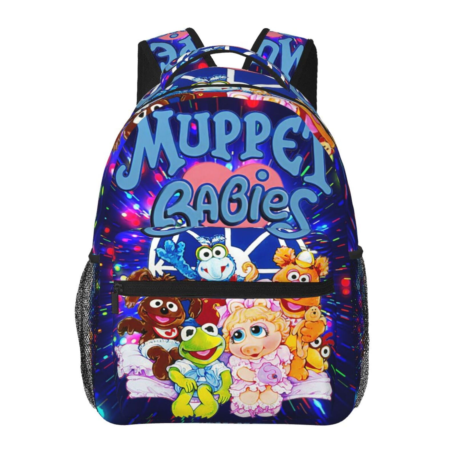 Muppet Baby-Babies Backpack Travel Laptop Bags Large Capacity ...