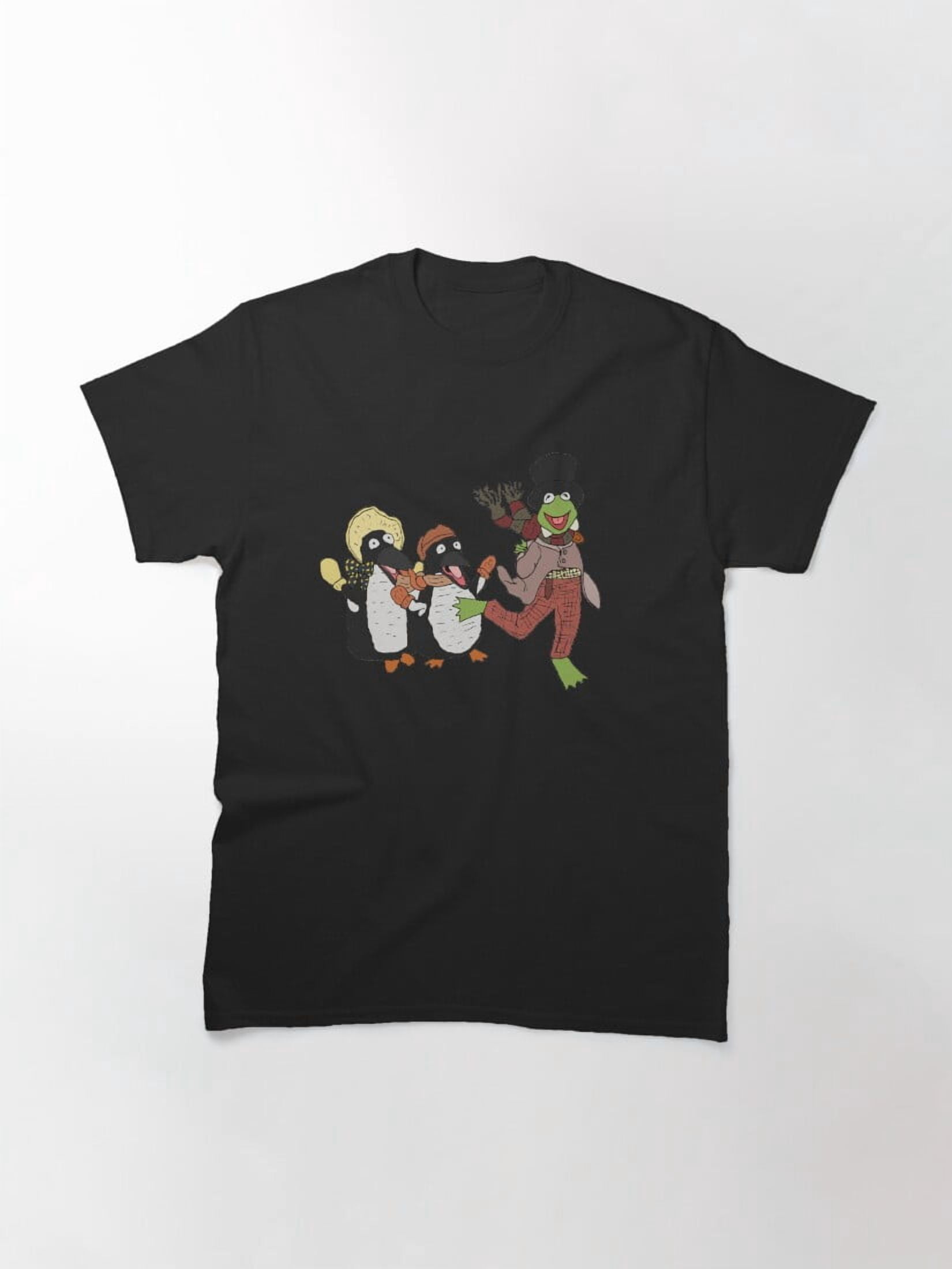 Muppet Christmas Carol Penguins Skating Party Holiday Fun Unisex T ...