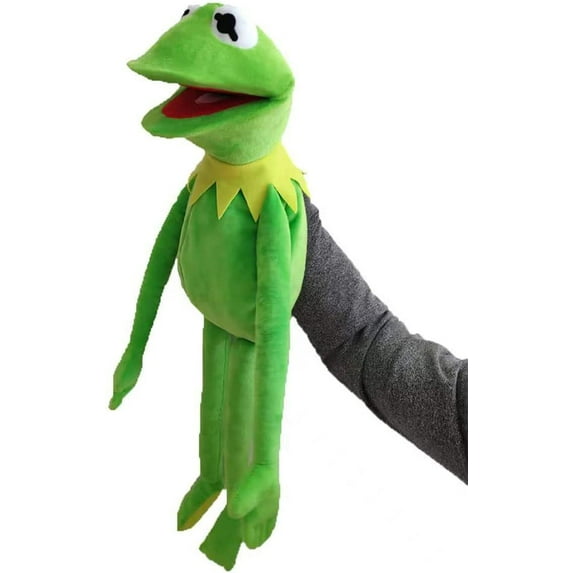 Muppet Kermit the Frog Hand Puppet, Soft Plush, Movable Mouth, 20 ...