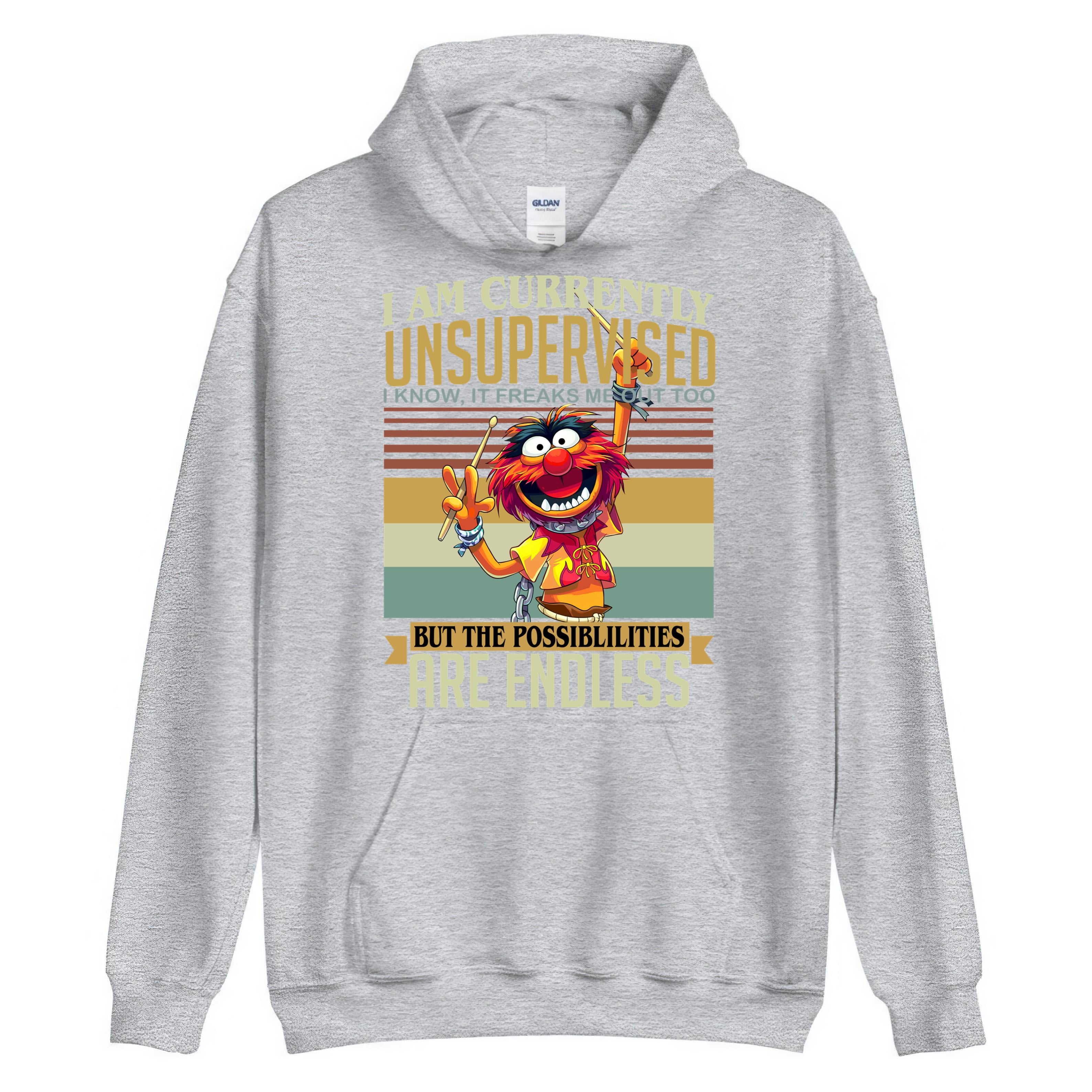 Muppet Show I Am Currently Unsupervised T-Shirt - Walmart.com
