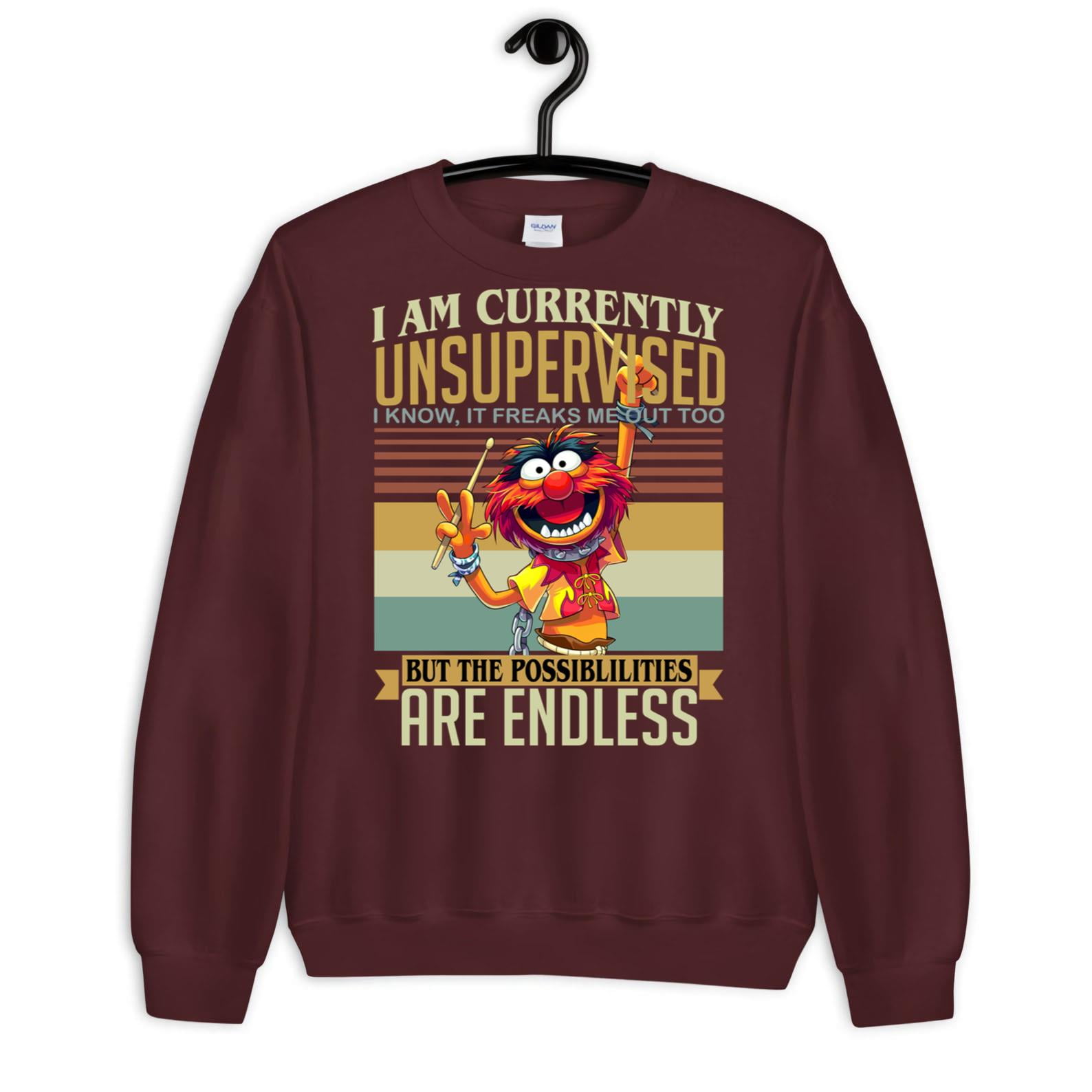 Muppet Show I Am Currently Unsupervised T-Shirt - Walmart.com
