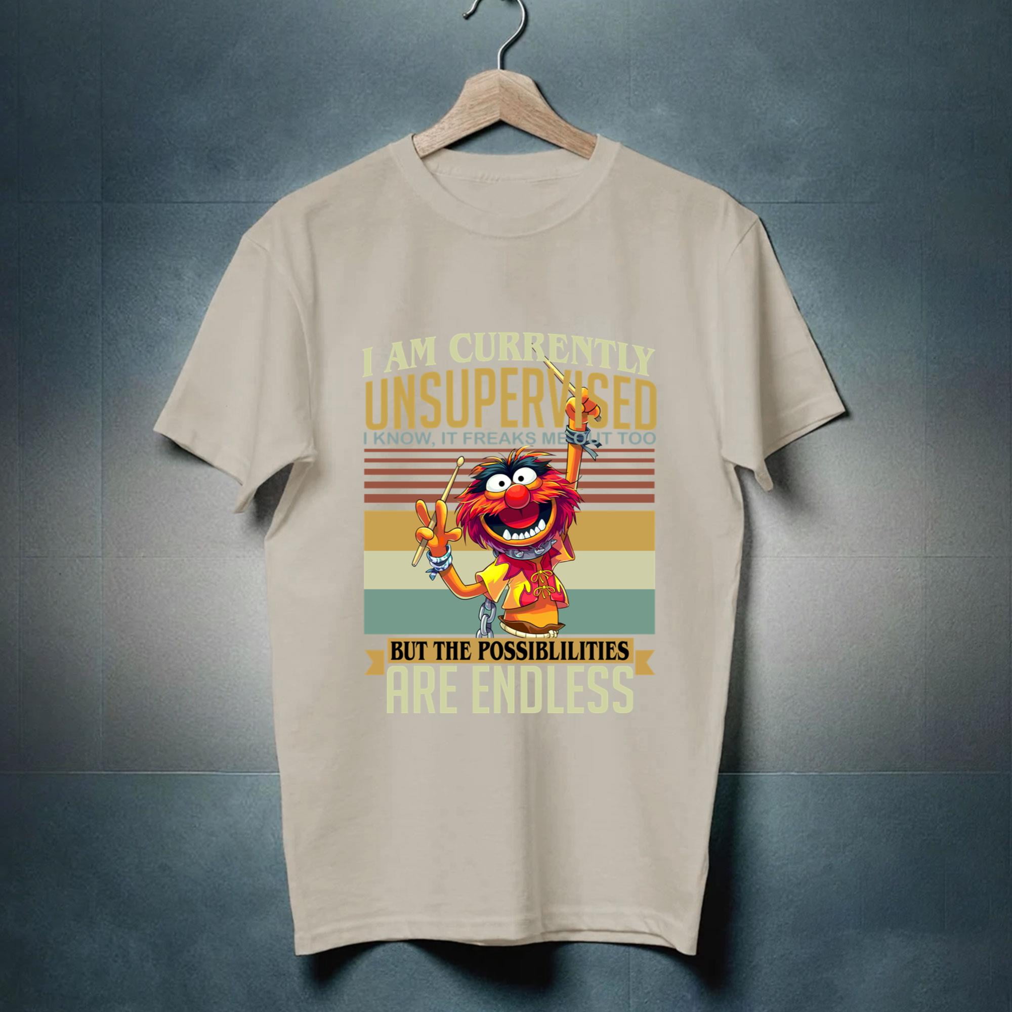 Muppet Show I Am Currently Unsupervised T-Shirt - Walmart.com