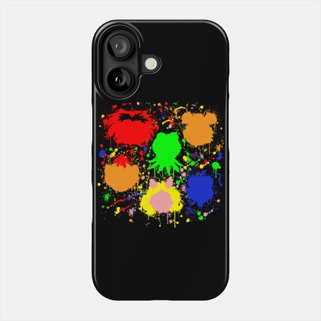"Muppet Splatter" Colorful Artistic Collection of Beloved Case for ...
