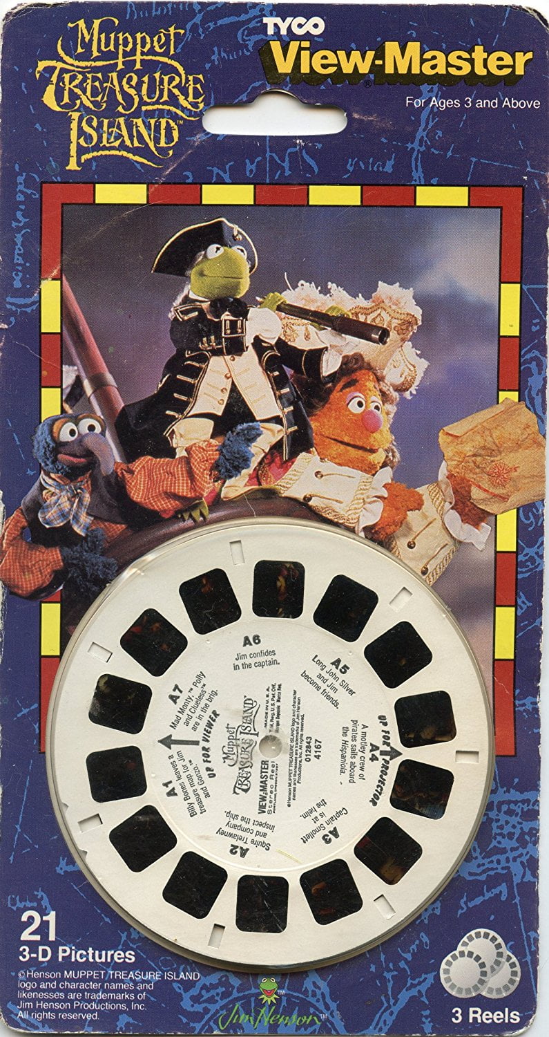Muppet Tresure Island - Classic ViewMaster 3 Reels - Walmart.com