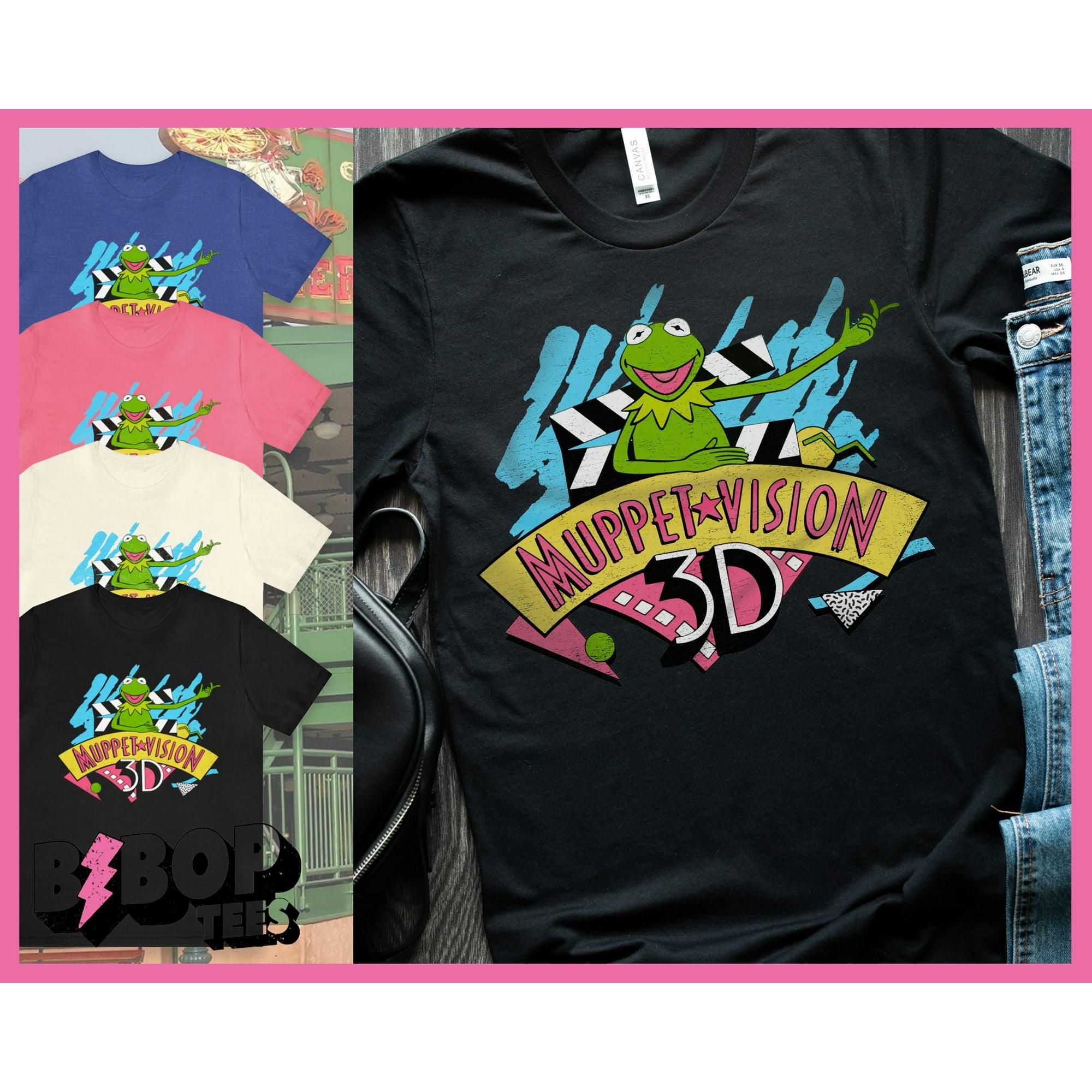 Muppet Vision 3D Vintage T-Shirt | 80s Retro Disney Graphic Tee ...