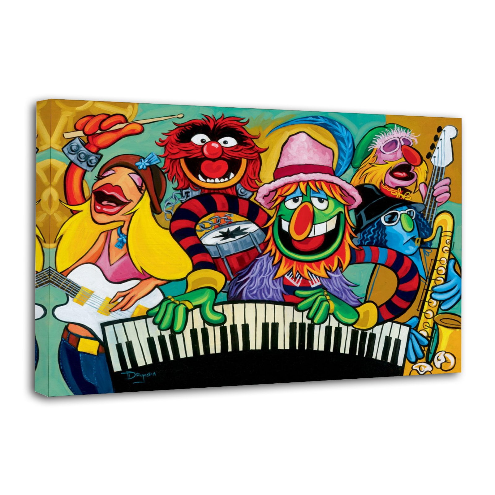 Muppets Dr Teeth And The Electric Room Aesthetic Poster Print Art Wall ...