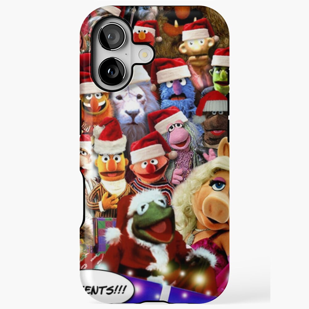 Muppets Holiday Group Classic Festive Cartoon Art with iPhone 17 16 15 ...