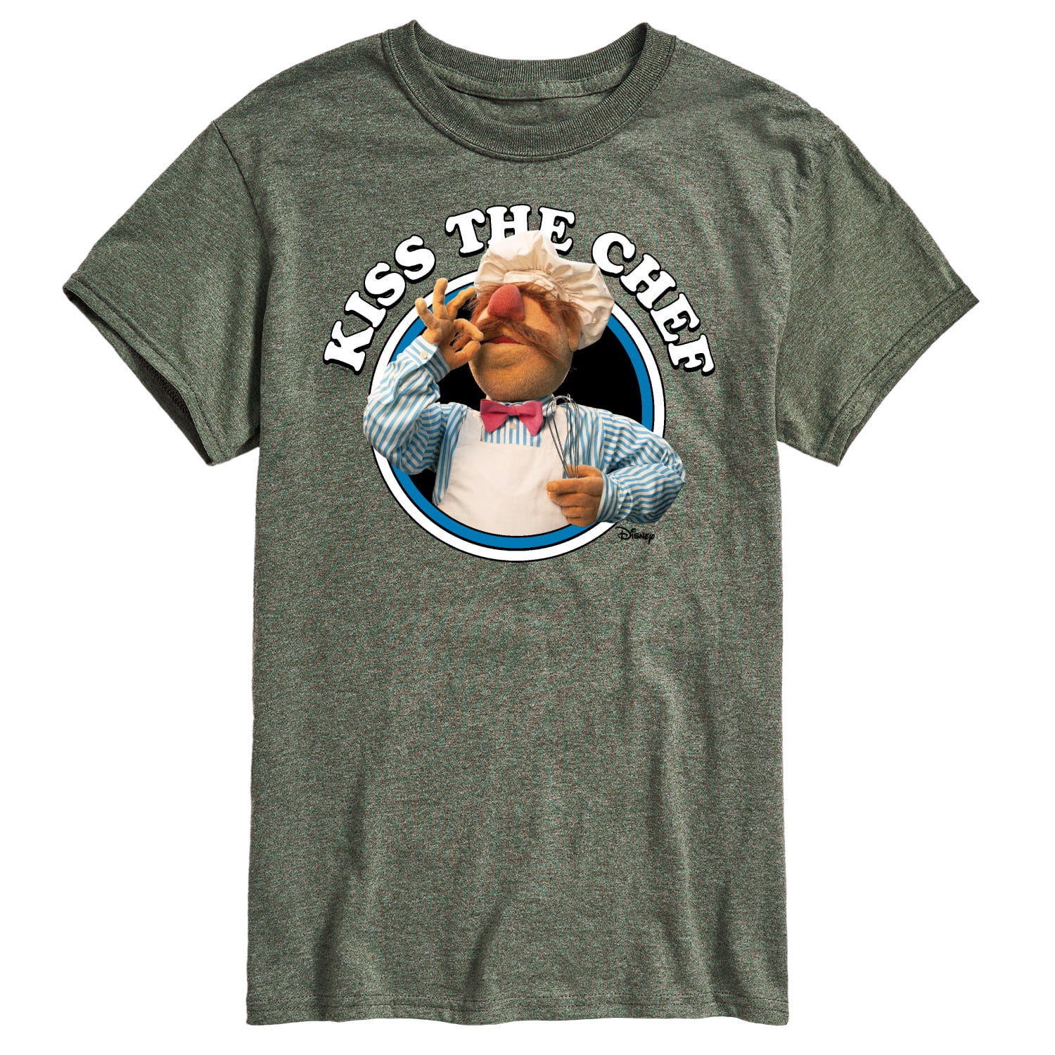 Muppets - Kiss The Chef - Men's Short Sleeve Graphic T-Shirt - Walmart.com