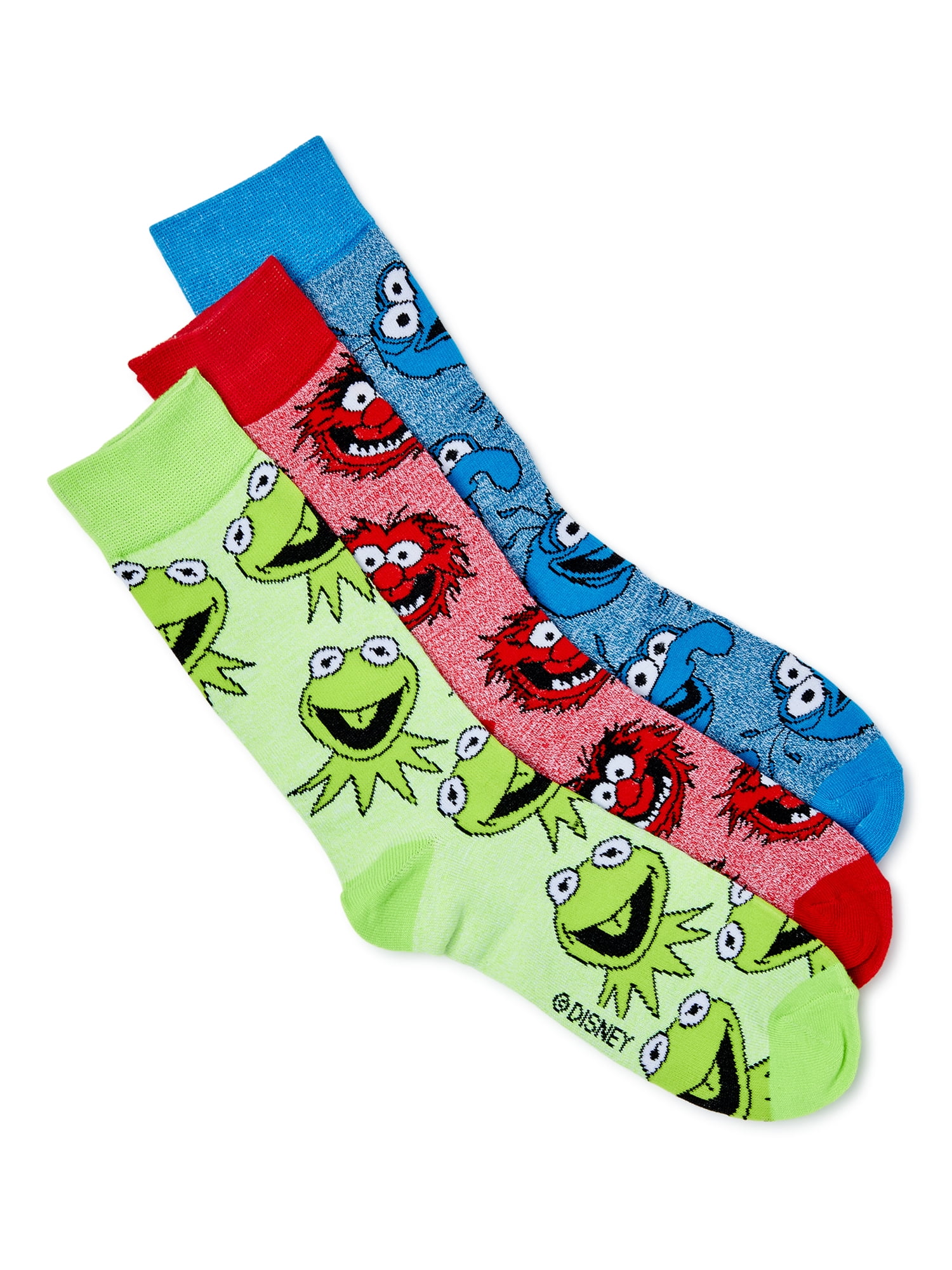 Muppets Men's Socks, 3-Pack - Walmart.com