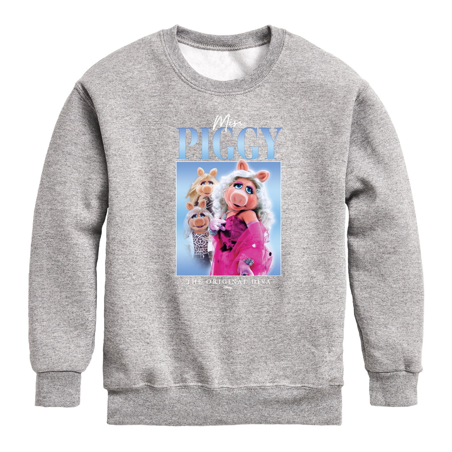 Muppets - Miss Piggy Original Diva -Toddler And Youth Crewneck Fleece ...
