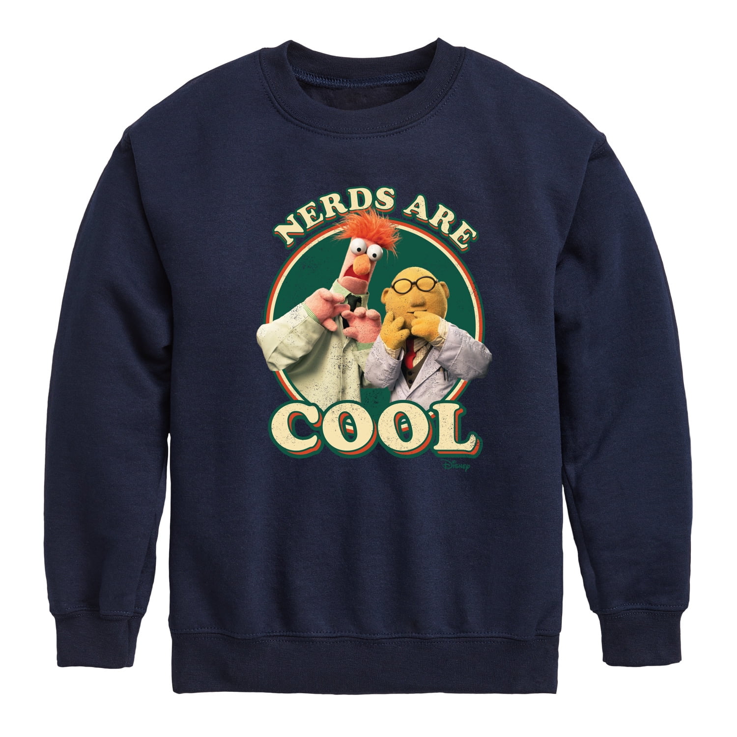 Muppets - Nerds Are Cool -Toddler And Youth Crewneck Fleece Sweatshirt ...