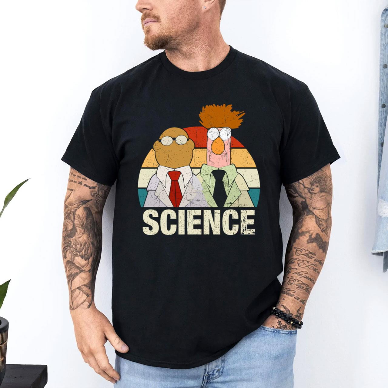 Muppets Science Bunsen And Beaker Unisex T-Shirt, Funny Science Shirt ...