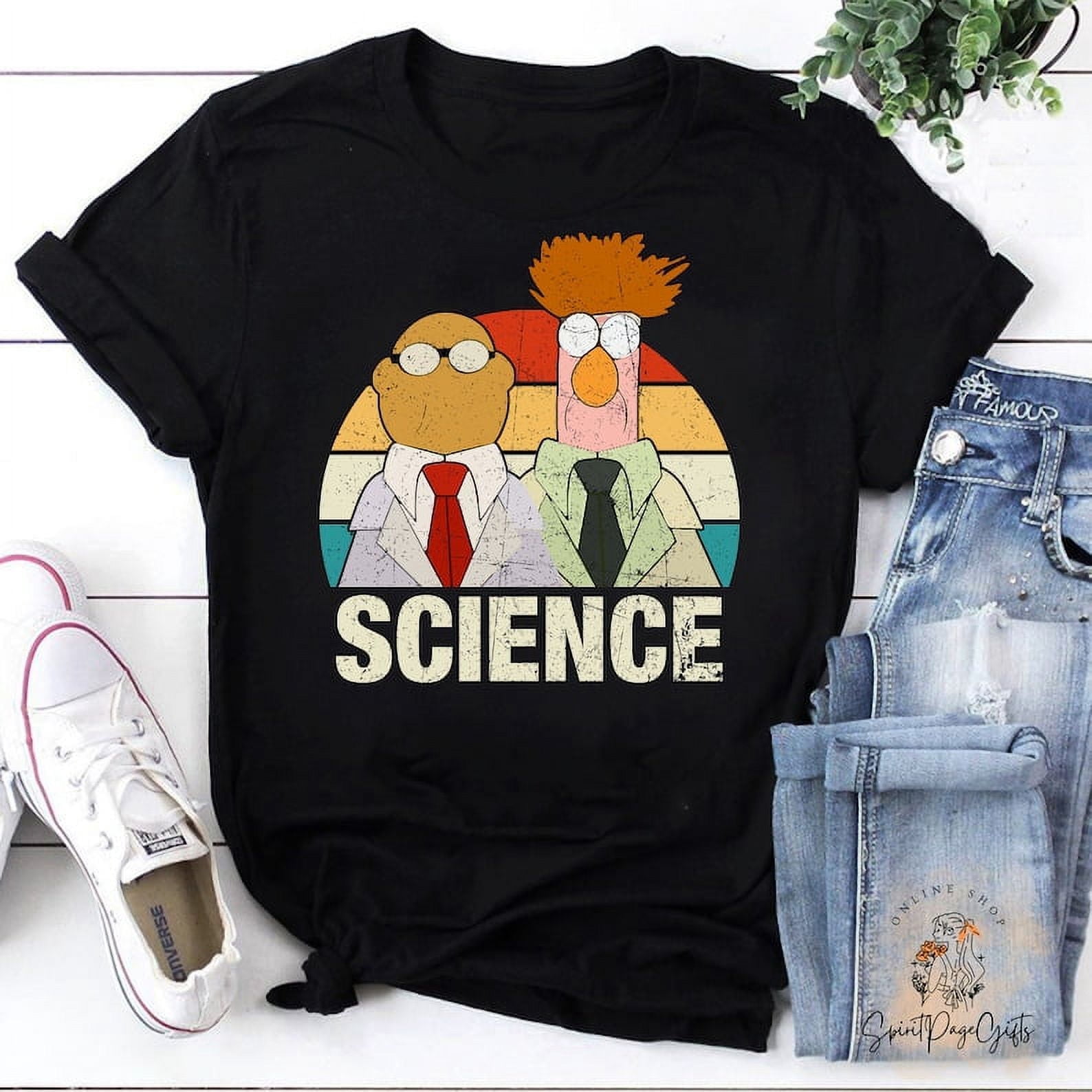 Muppets Science Bunsen And Beaker Unisex T-Shirt, Funny Science Shirt ...