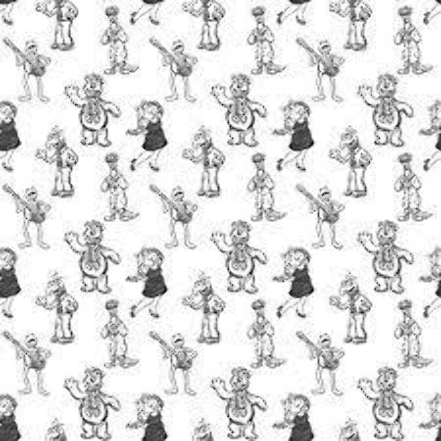 Muppets Sketch Cotton Fabric - Walmart.com