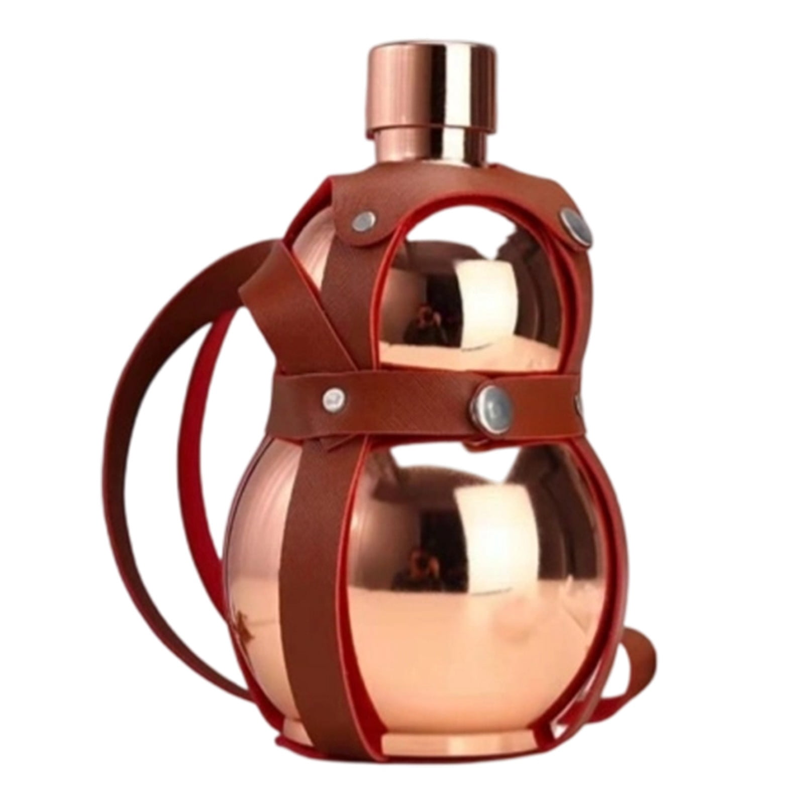 Mupvlun Stainless Steel Water Gourd Bottle - Retro-Inspired Water ...