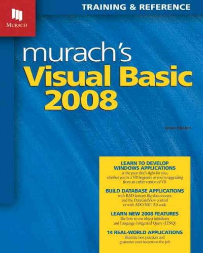 Murach's Visual Basic 2008 : Training & Reference - Walmart.com