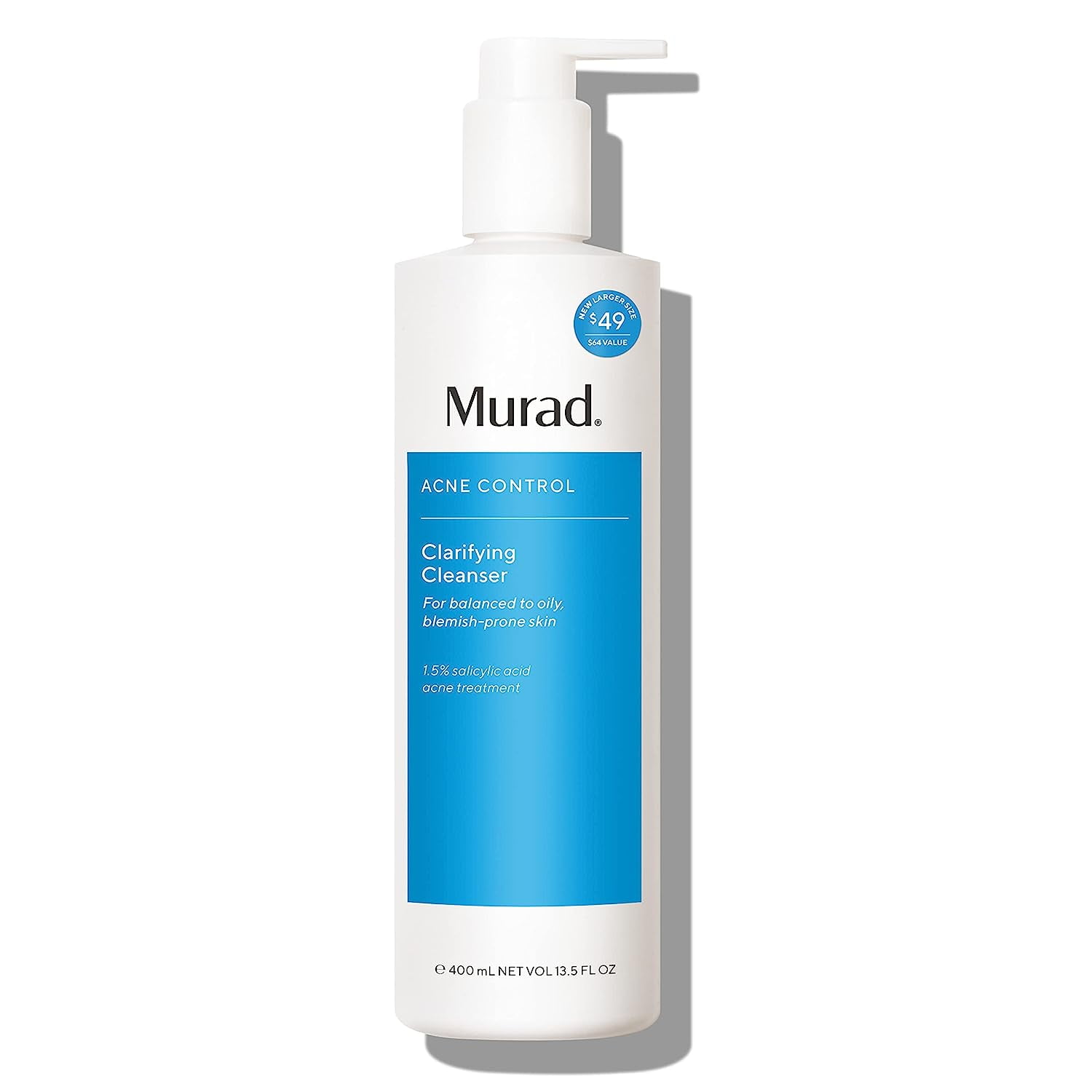 Murad Acne Control Clarifying Cleanser 13.5 fl oz - Walmart.com