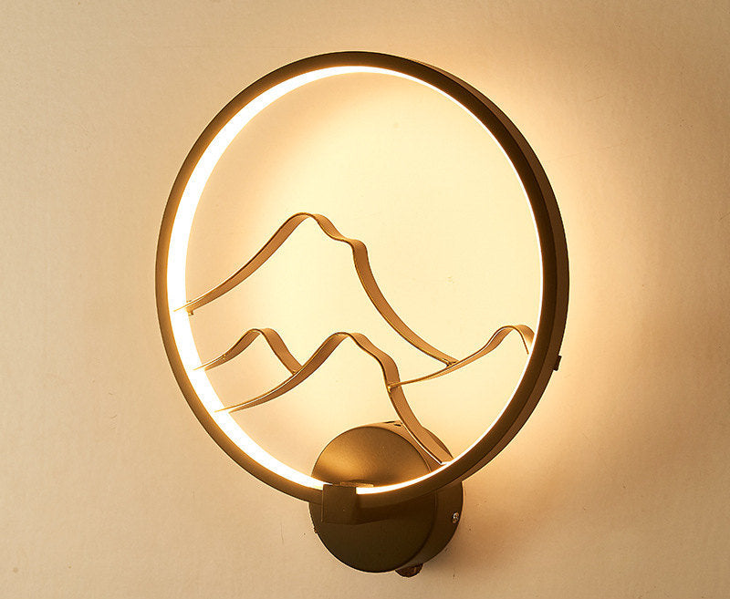Mural LED Wall Lamp New Chinese Design for Living Room or Bedroom ...