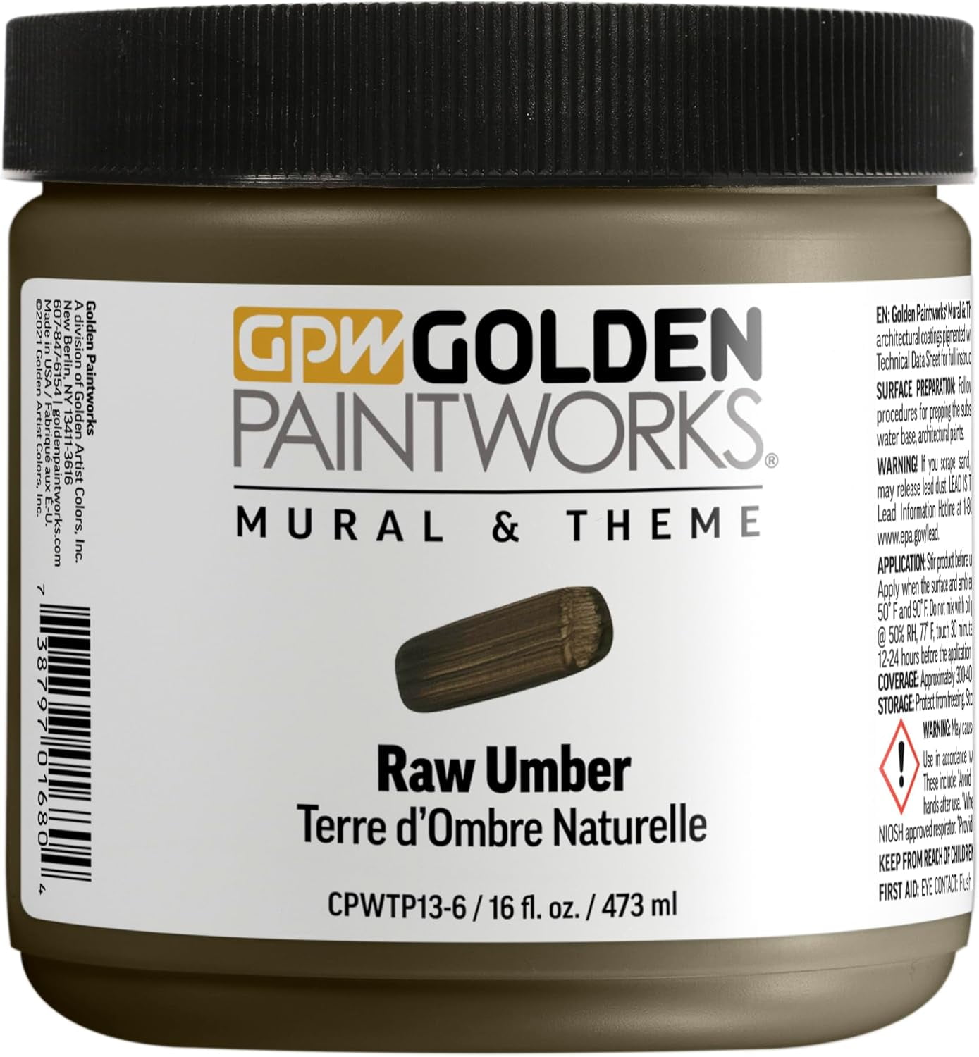 Mural & Theme, Umber, 16 oz., Professional Paint, Mural Paint - Walmart.com