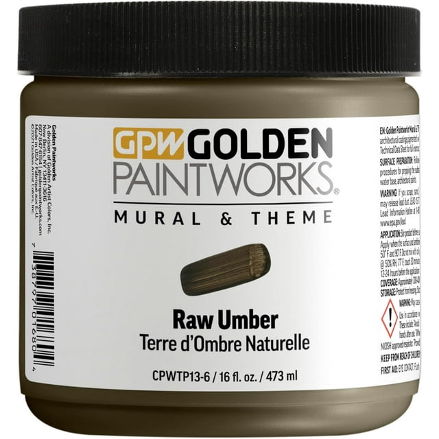 Mural & Theme, Umber, 16 oz., Professional Paint, Mural Paint - Walmart.com