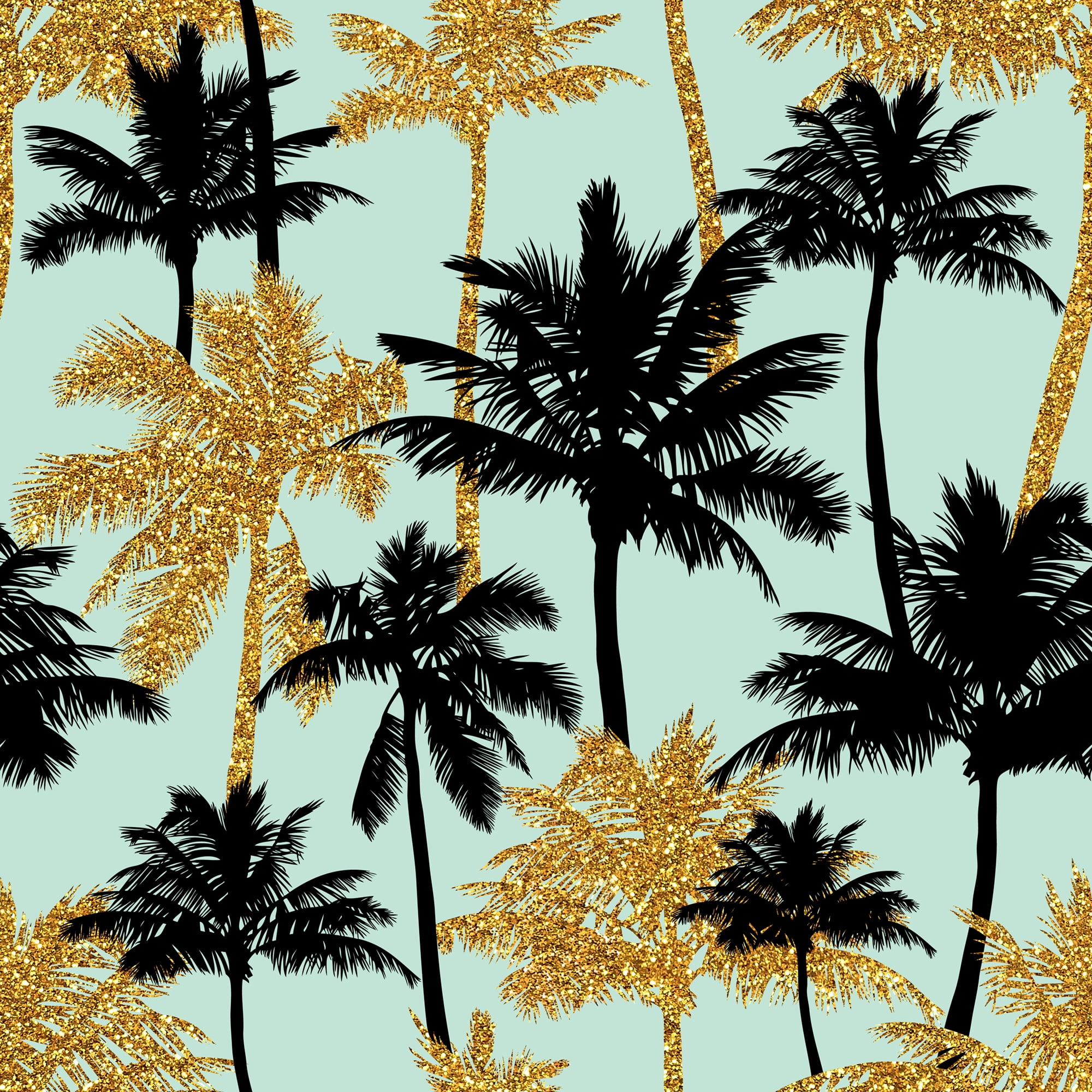 MuralsPrint Palm Trees Peel and Stick Wallpaper, Eco-friendly Removable ...