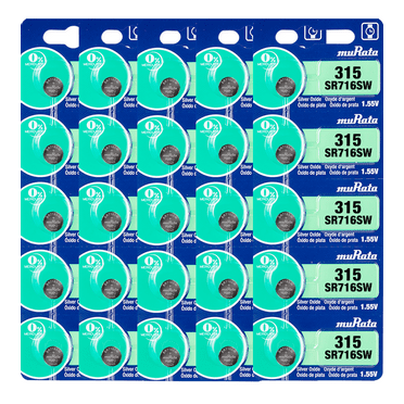 315 Watch battery - Strip of 5 Batteries - Walmart.com