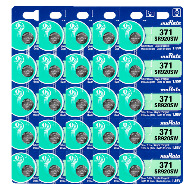 Murata 371 SR920SW Batteries for Clocks - Walmart Business Supplies
