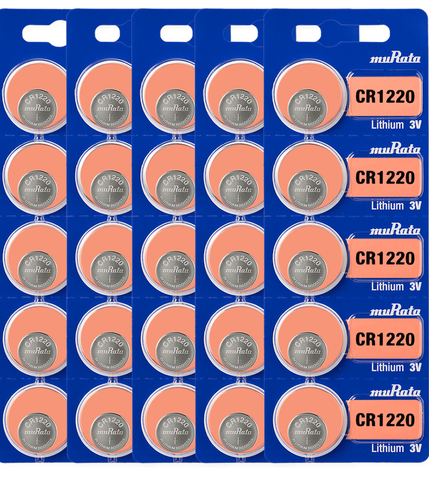Murata CR1220 3V Lithium Coin Cell (25 Batteries) - Replaces Sony ...