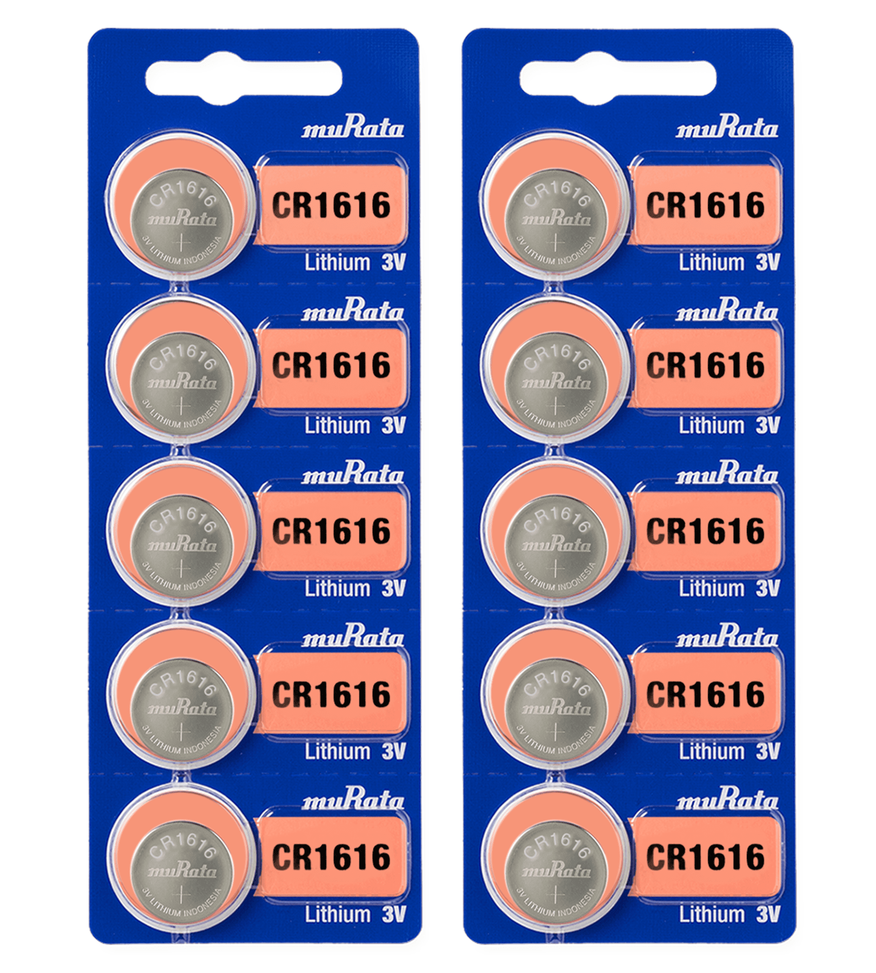 Murata CR1616 3V Lithium Coin Cell (10 Batteries) - Replaces Sony ...