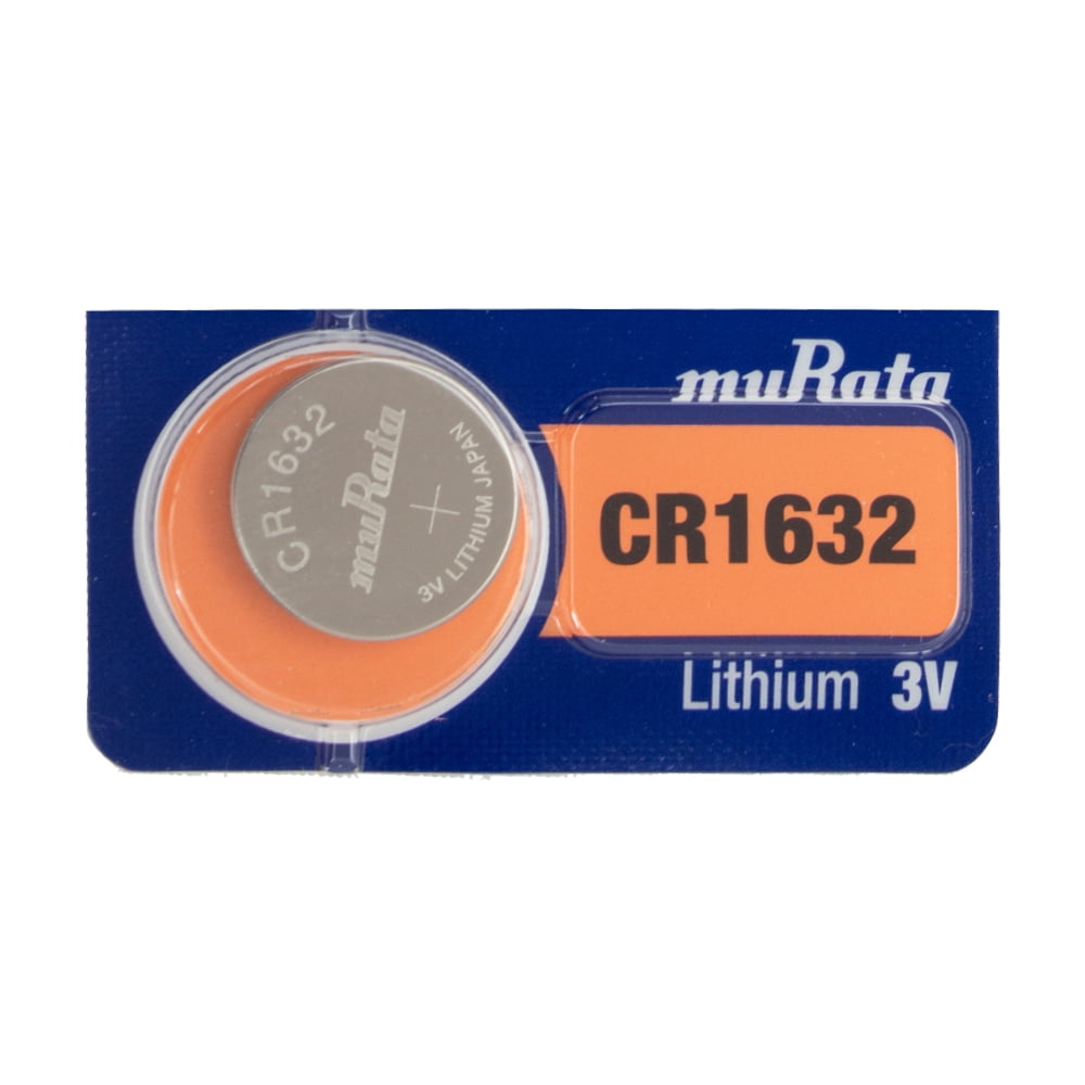 Murata CR1632 140mAh 3V Lithium (LiMnO2) Coin Cell Watch Battery - 1 ...