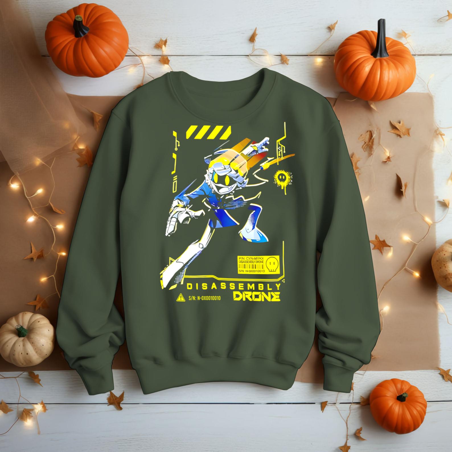 Murder Drones Disassembly Graphic Shirt for Fans of Animated Series ...