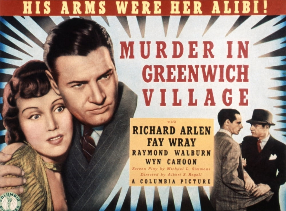 Murder In Greenwich Village Fay Wray Richard Arlen Marc Lawrence 1937 ...