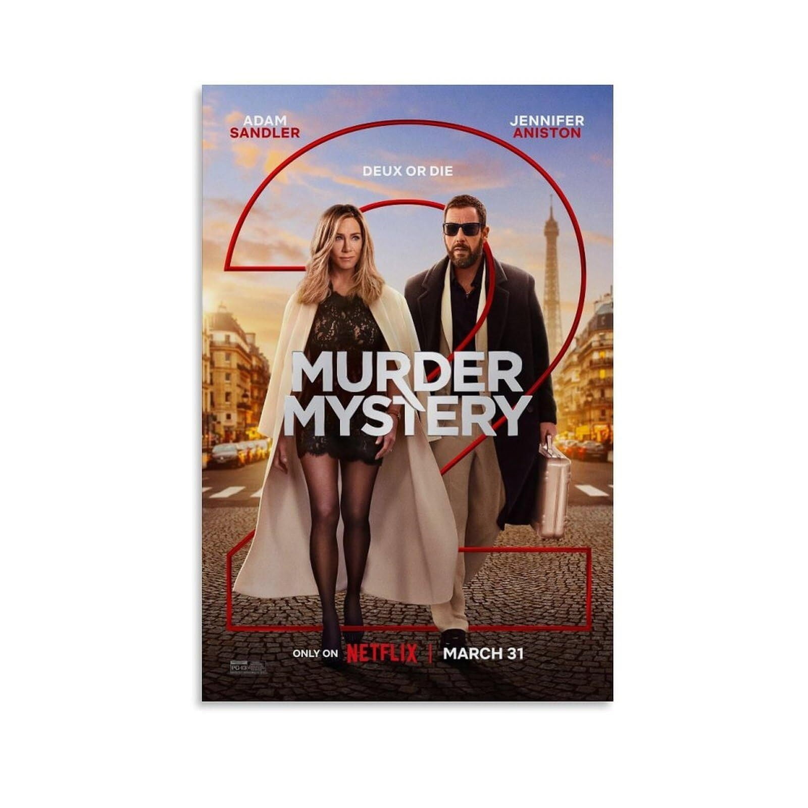 Murder Mystery 2 Movie Poster Poster Decorative Painting Canvas Wall ...