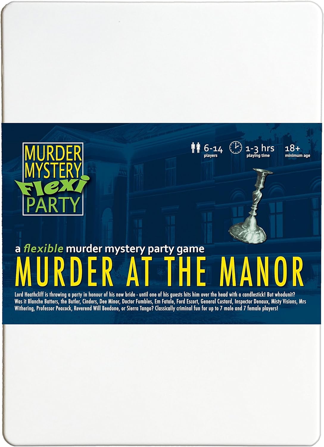 Murder Mystery Flexi Party Murder at The Manor 6-14 Player Dinner Party ...