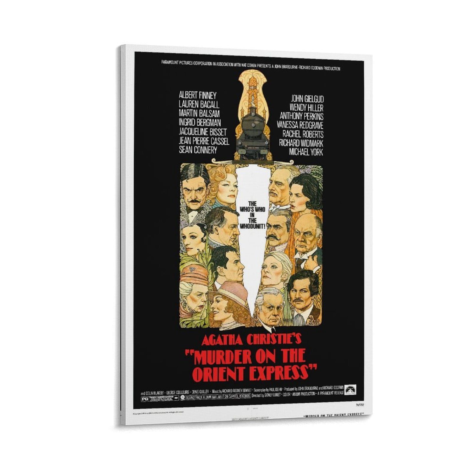Murder on The Orient Express Classic Movie Poster Room Aesthetic Poster ...
