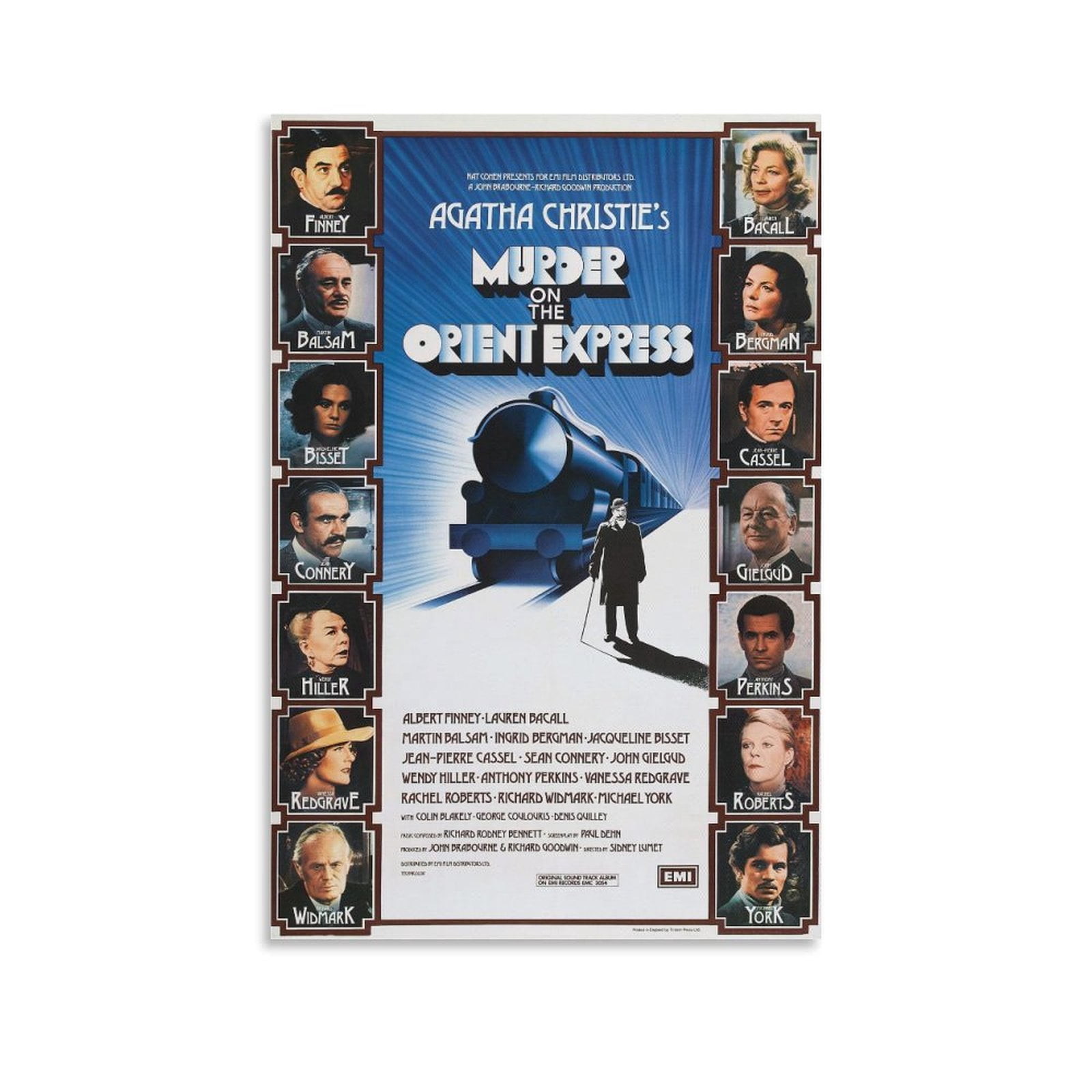 Murder on The Orient Express Classic Movie Poster Room Aesthetic Poster ...