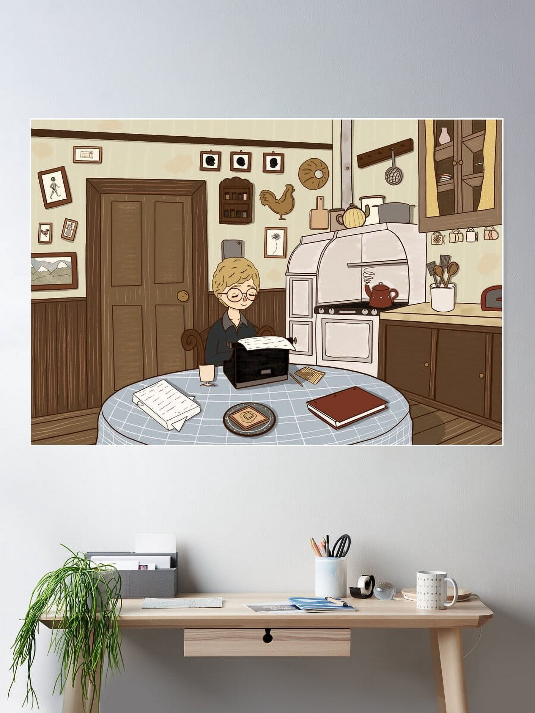 Murder, She'S Writing Poster Wall Art, Modern Wall Decor For Living ...