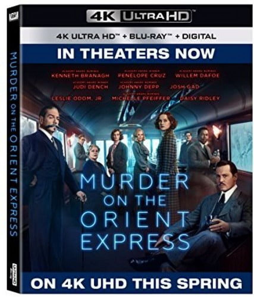 Murder on the Orient Express (4K Ultra HD + Blu-ray) - Walmart.com