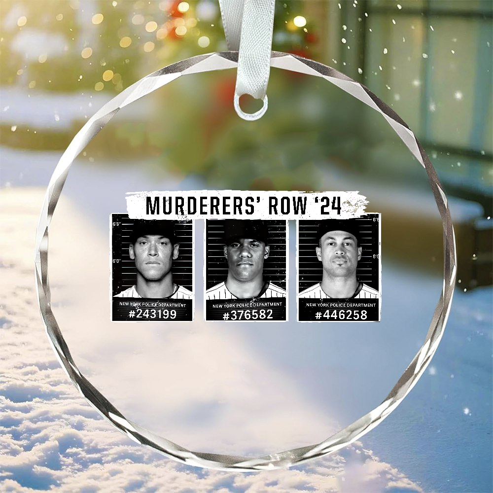 Murderers' Row Black Vintage York Baseball Bronx Ornament, Home ...
