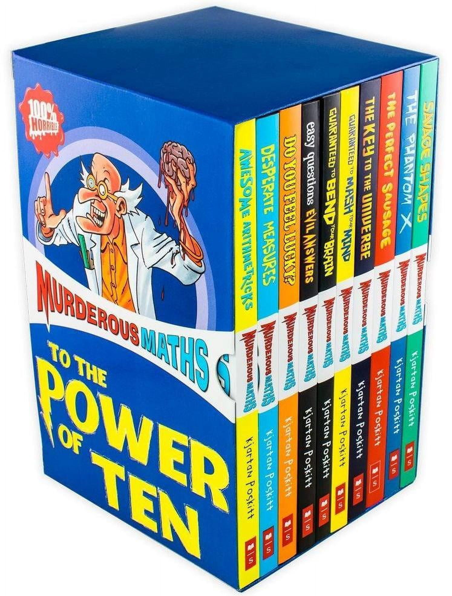 Murderous Maths 10 Books Collection Box Set Poskitt Kjartan Horrible ...